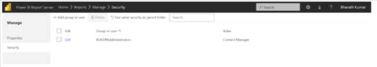 PWBIRS security roles - GeakMinds