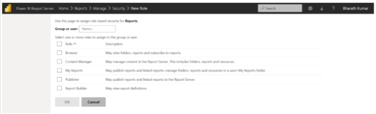 PWBIRS security roles - GeakMinds